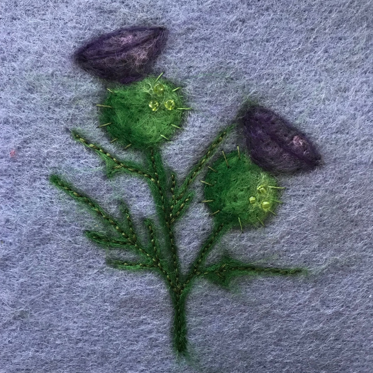 2d Needle Felting – The Stitching sheep